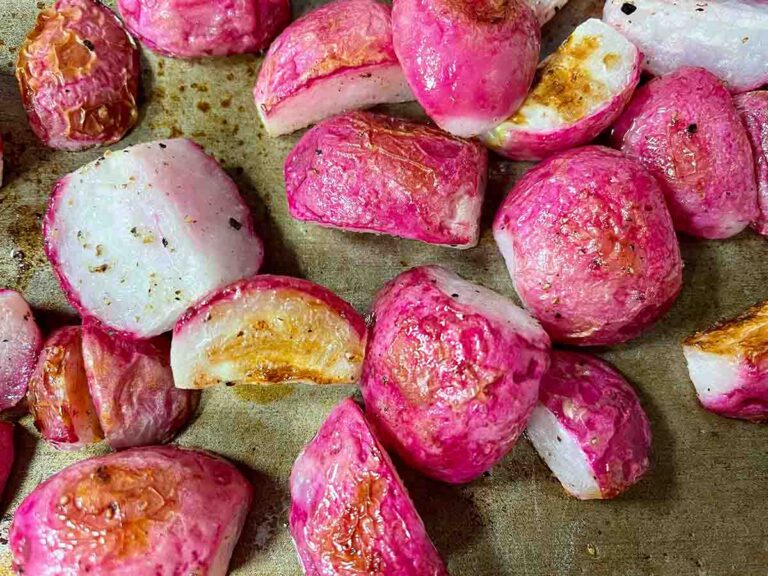 Roasted Radish "Potato" Salad - Midwestern HomeLife