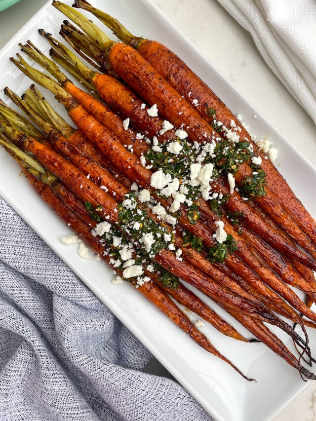 Maple Balsamic Glazed Carrots - Midwestern HomeLife