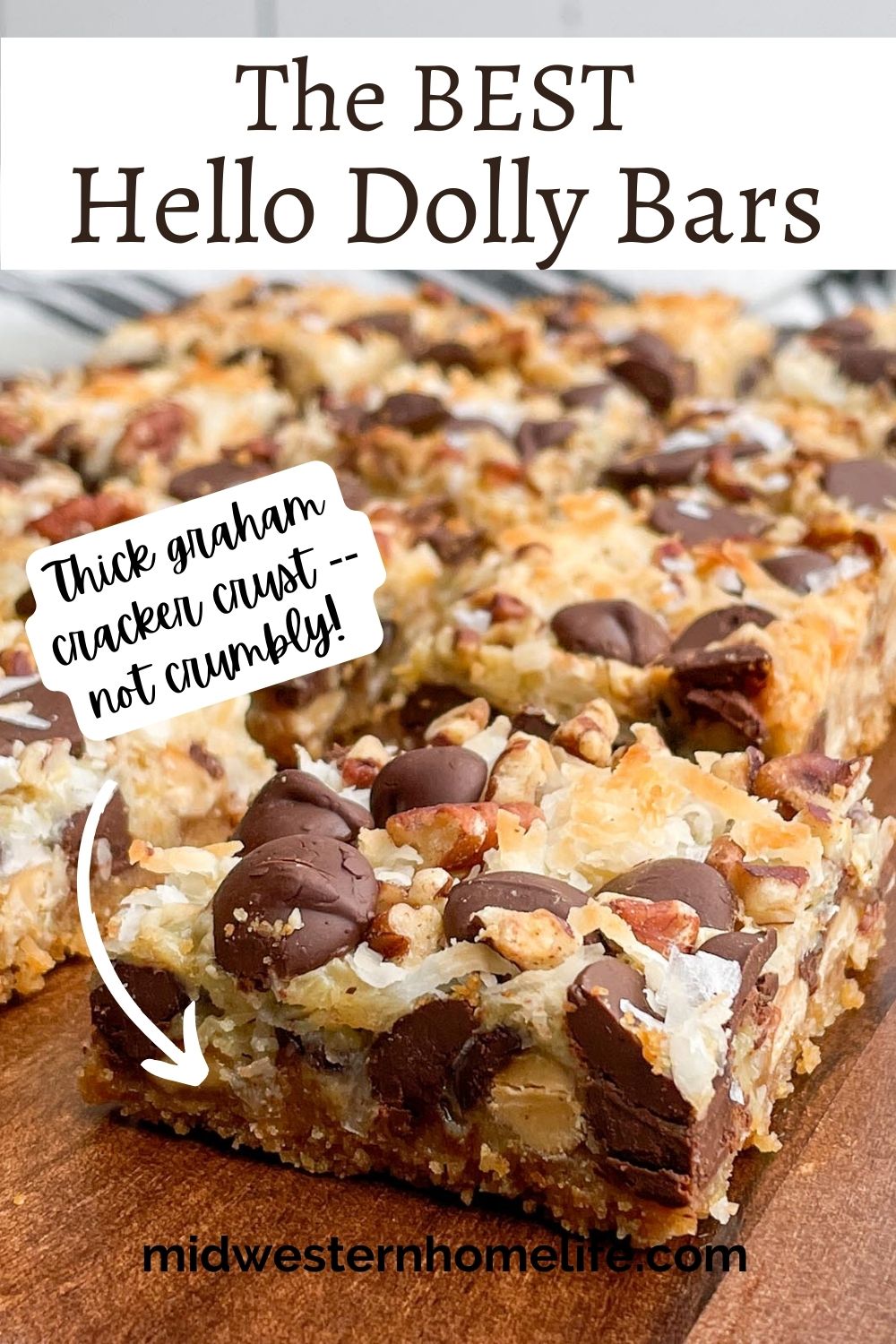 The BEST Hello Dolly Bar Recipe - Midwestern HomeLife