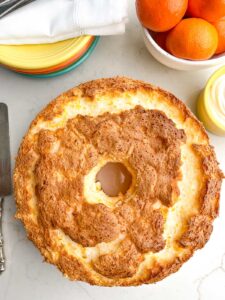 2-Ingredient Orange Angel Food Cake - Midwestern HomeLife