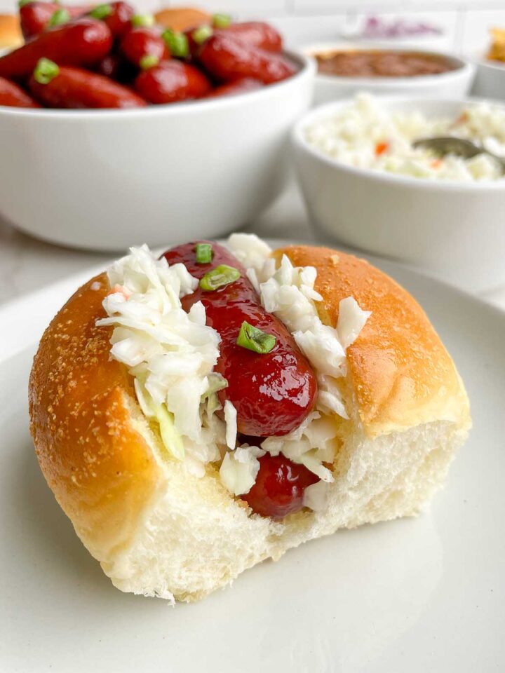 Mini Hot Dog Appetizers - Midwestern HomeLife