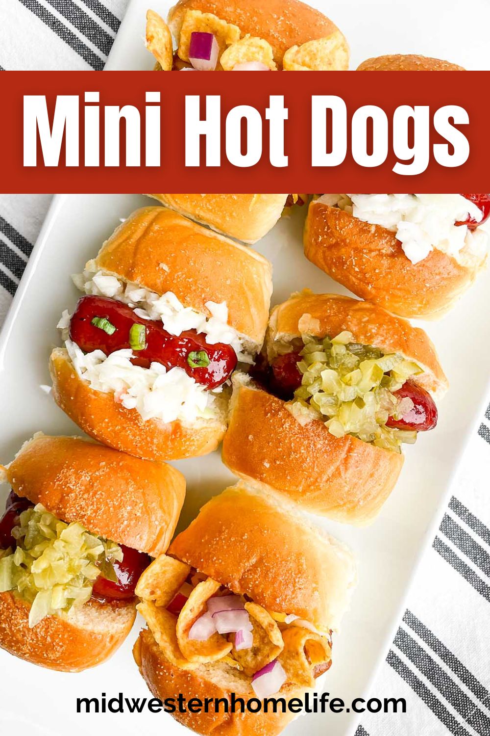 Mini Hot Dog Appetizers - Midwestern HomeLife