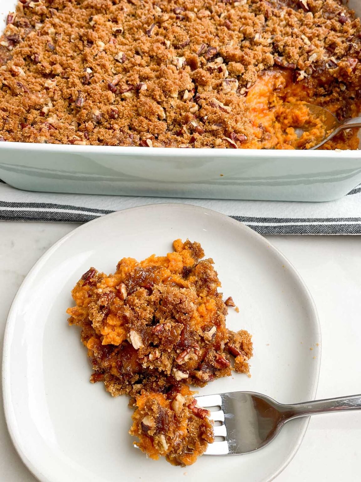 Paula Deen Sweet Potato Casserole (EASY!) - Midwestern HomeLife