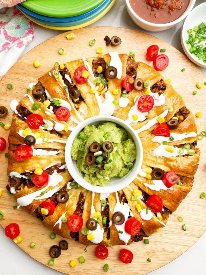 Easy Taco Ring Recipe (with Video) - Midwestern HomeLife