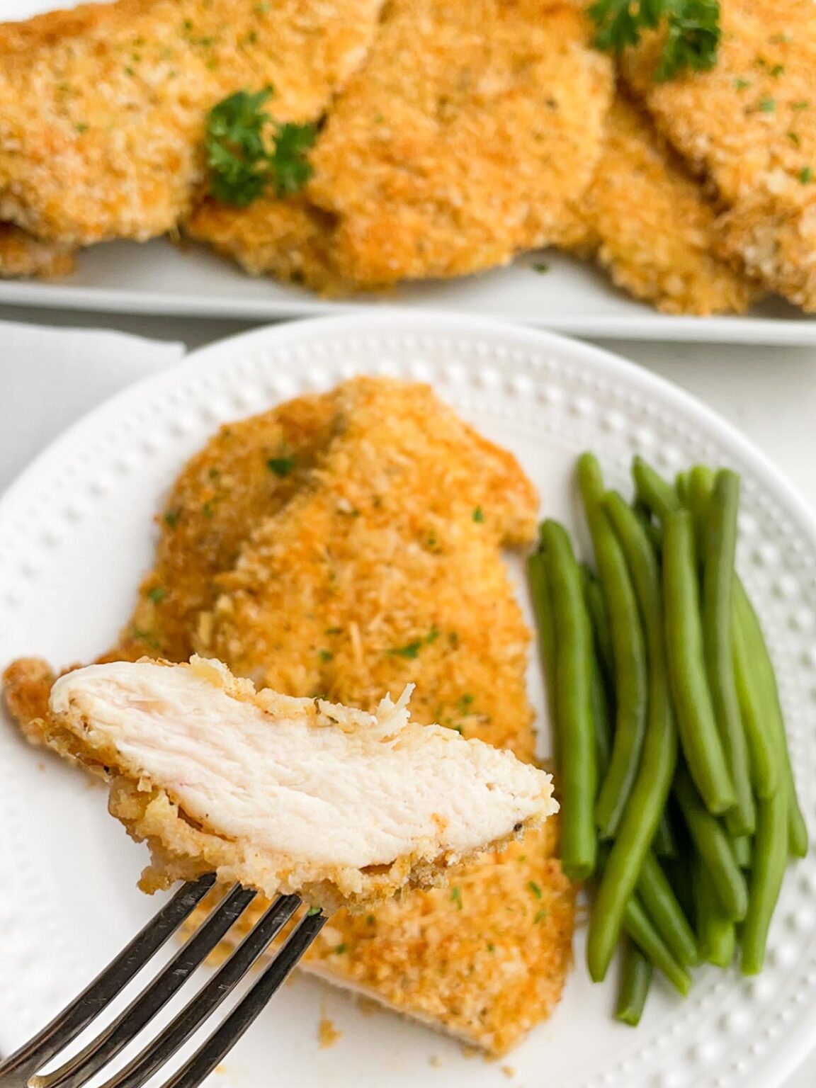 Crispy Baked Thin Chicken Breasts - Midwestern HomeLife