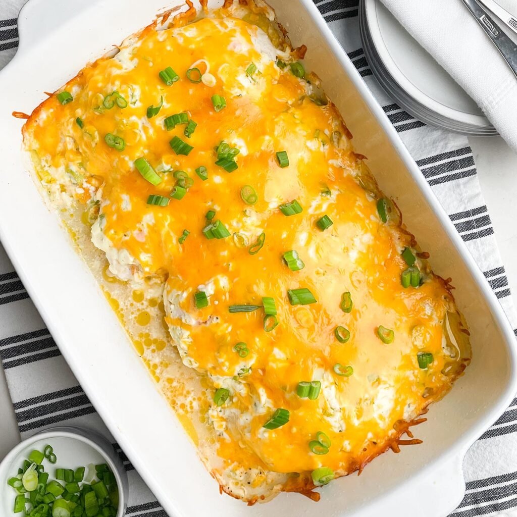 Easy Cheesy Chicken Bake - Midwestern HomeLife