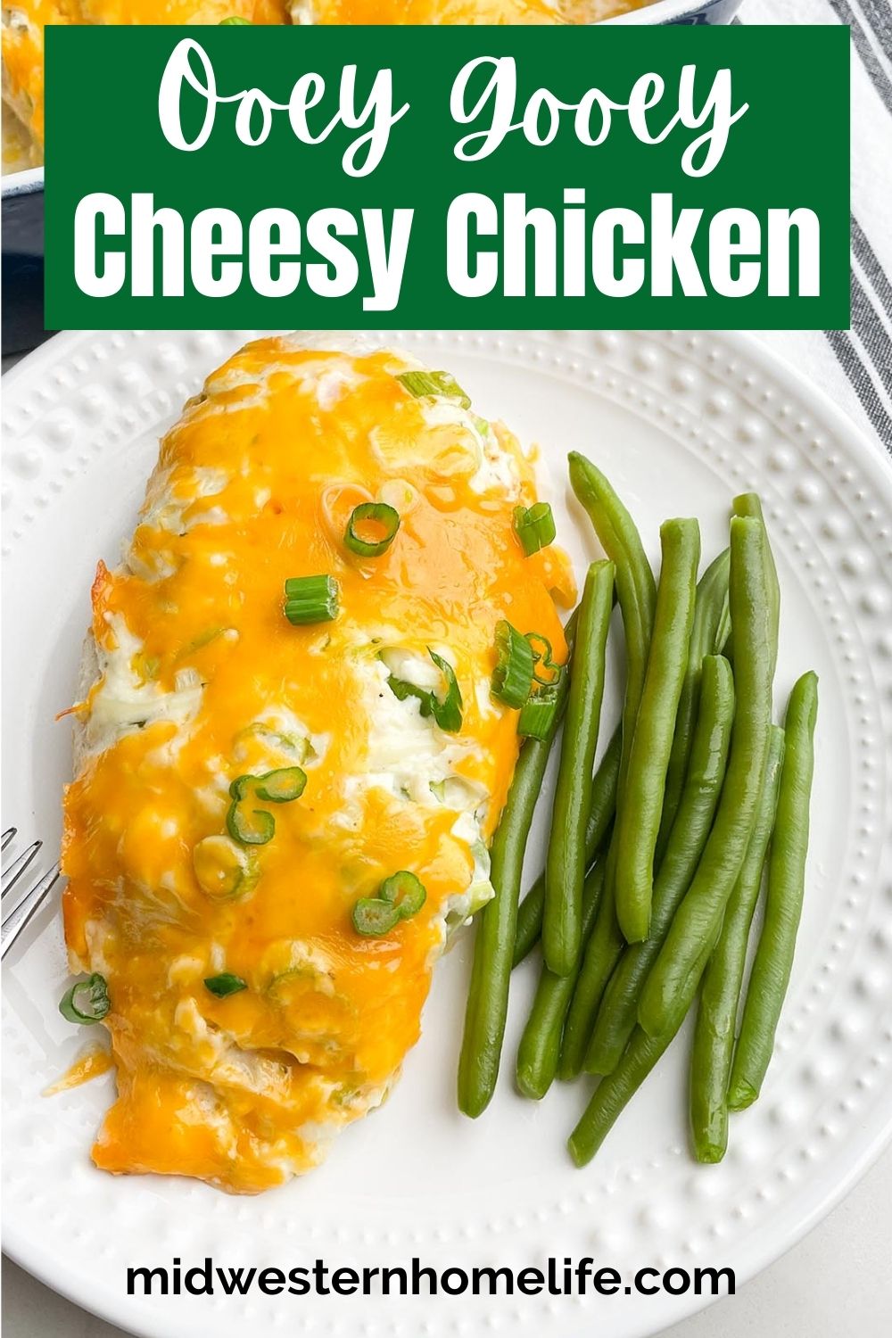 Easy Cheesy Chicken Bake - Midwestern HomeLife