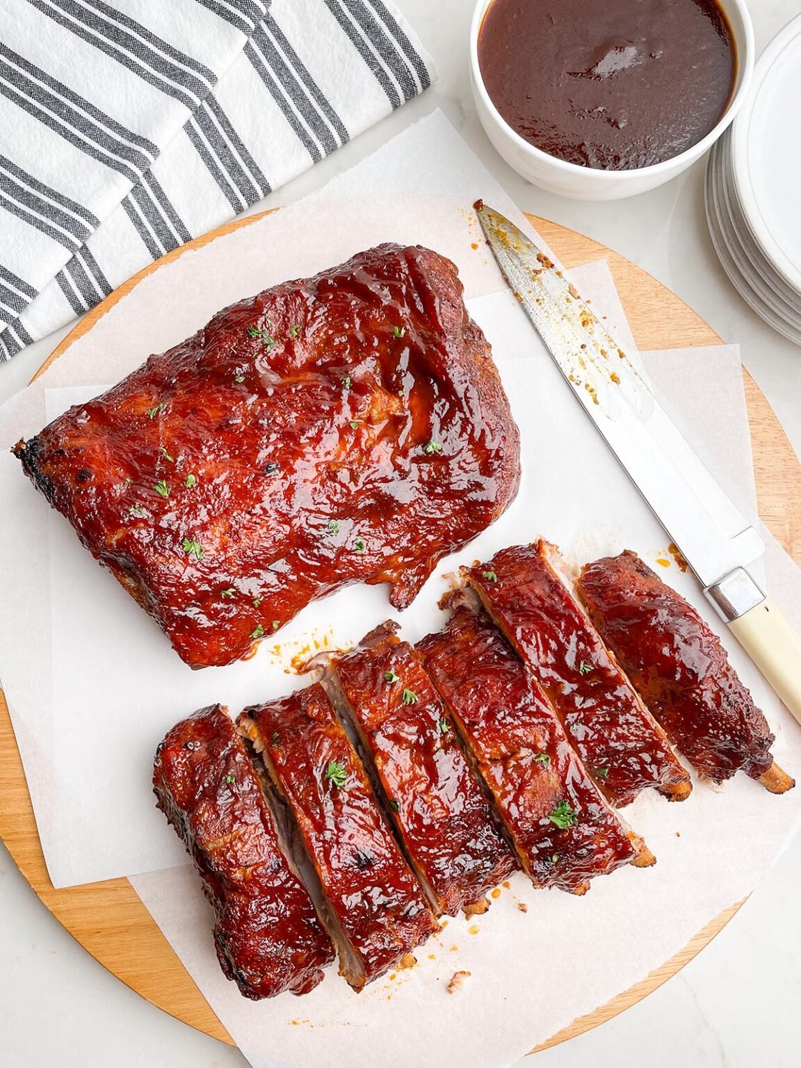 Dr. Pepper Crock Pot Ribs - Midwestern HomeLife