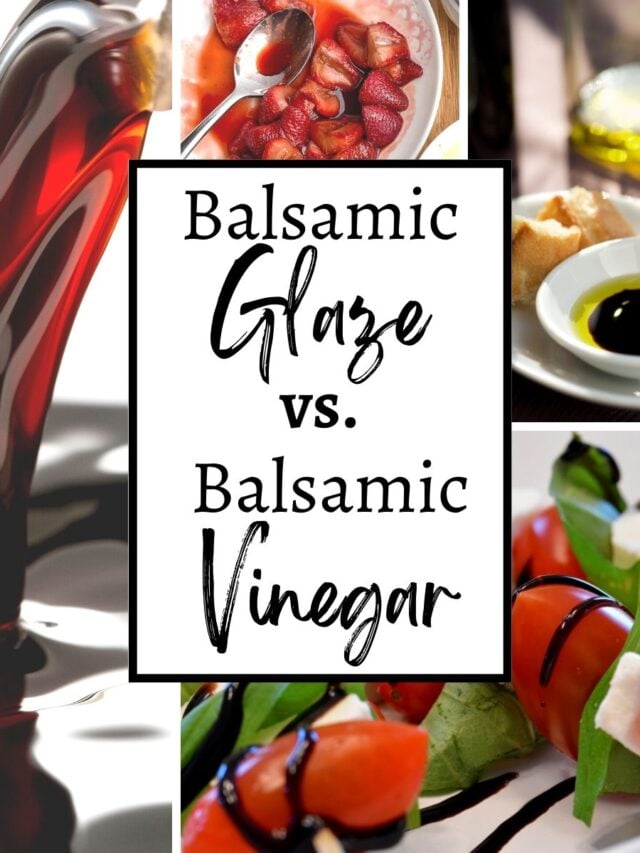 Balsamic Glaze vs Vinaigrette - Midwestern HomeLife