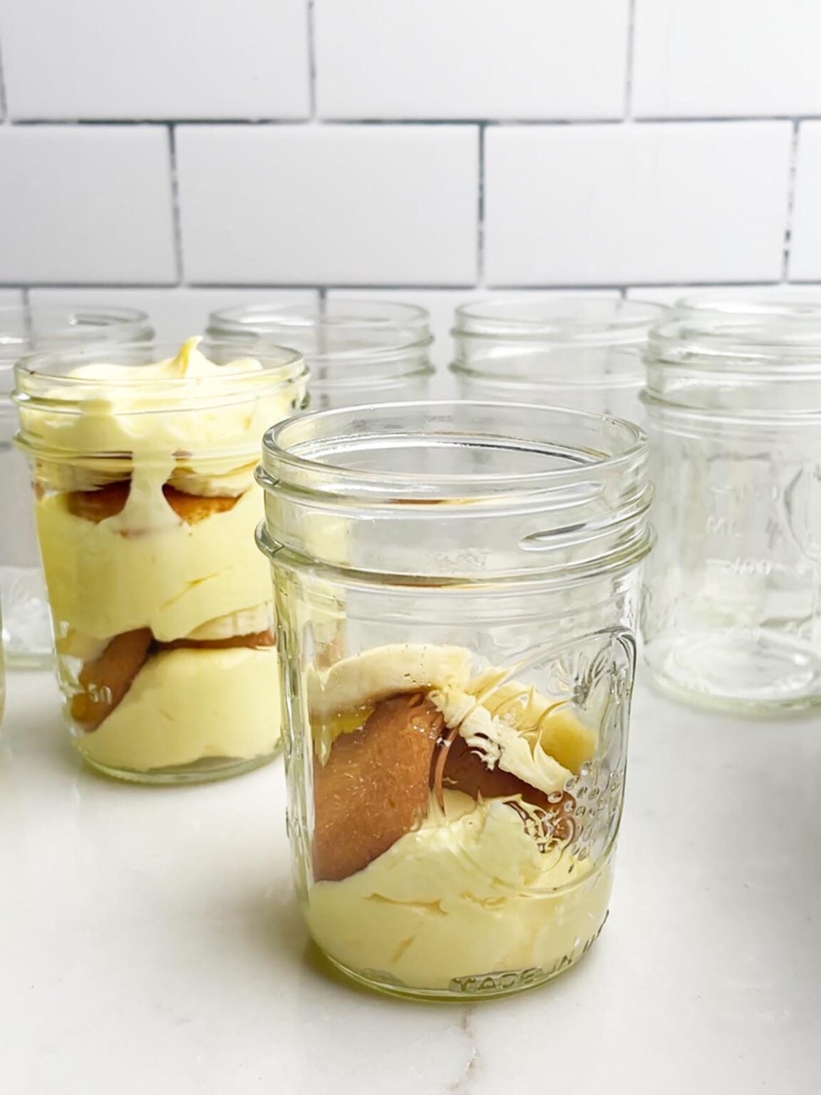 Banana Pudding Jars - Midwestern HomeLife