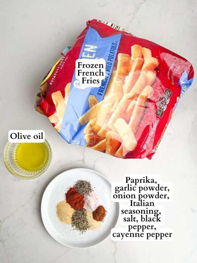 Air Fryer Frozen Seasoned Fries - Midwestern HomeLife