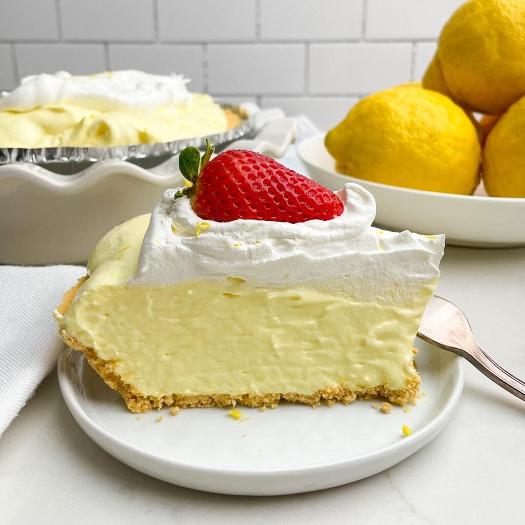 No Bake Pineapple Cream Cheese Pie - Midwestern HomeLife