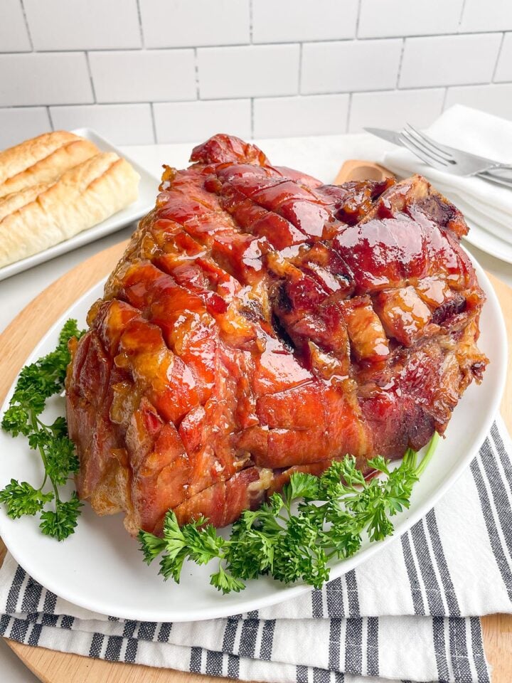 How to Cook a Ham in a Roaster - Midwestern HomeLife