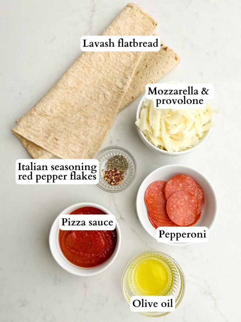 Fast & Easy Lavash Flatbread Pizza Recipe - Midwestern HomeLife