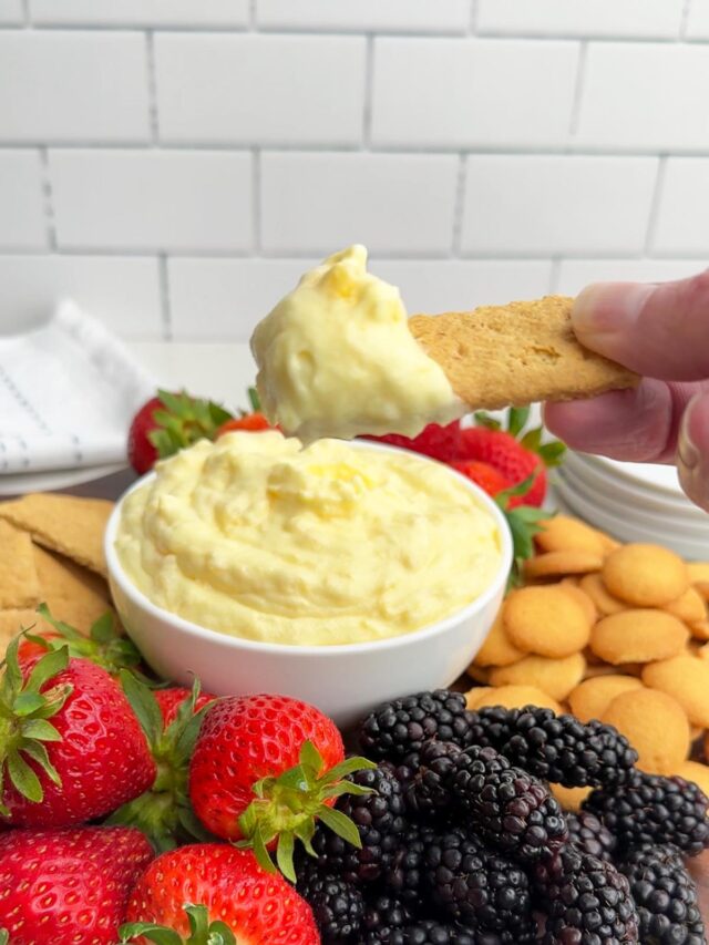 Pineapple Cream Cheese Dip - Midwestern HomeLife