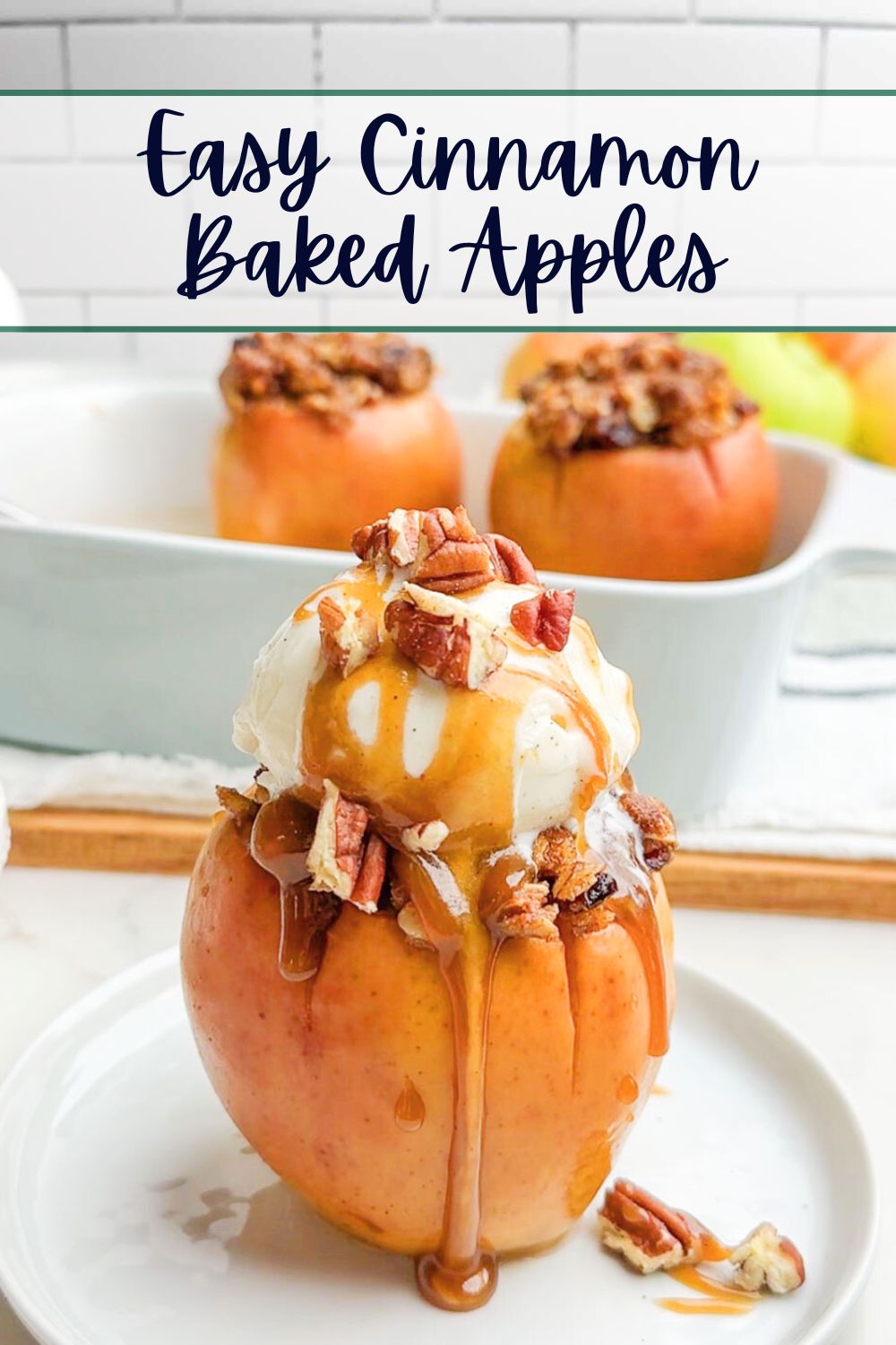 Easy Cinnamon Baked Apples - Midwestern HomeLife
