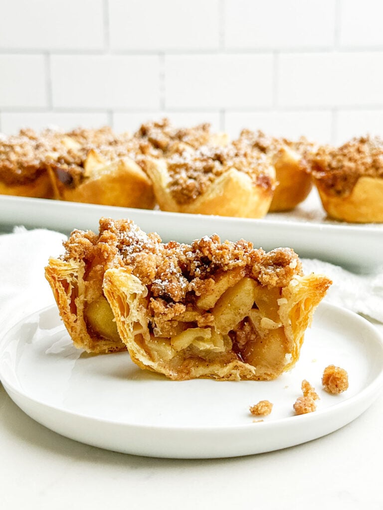 Mini Apple Pies with Puff Pastry (Muffin Tin Recipe) - Midwestern HomeLife