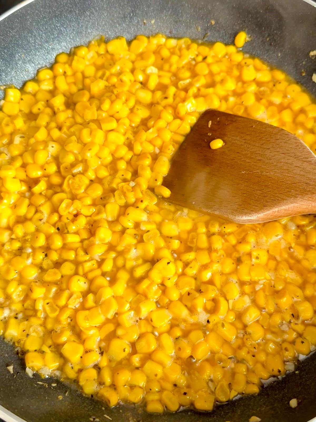 Easy Sauteed Canned Corn - Midwestern HomeLife