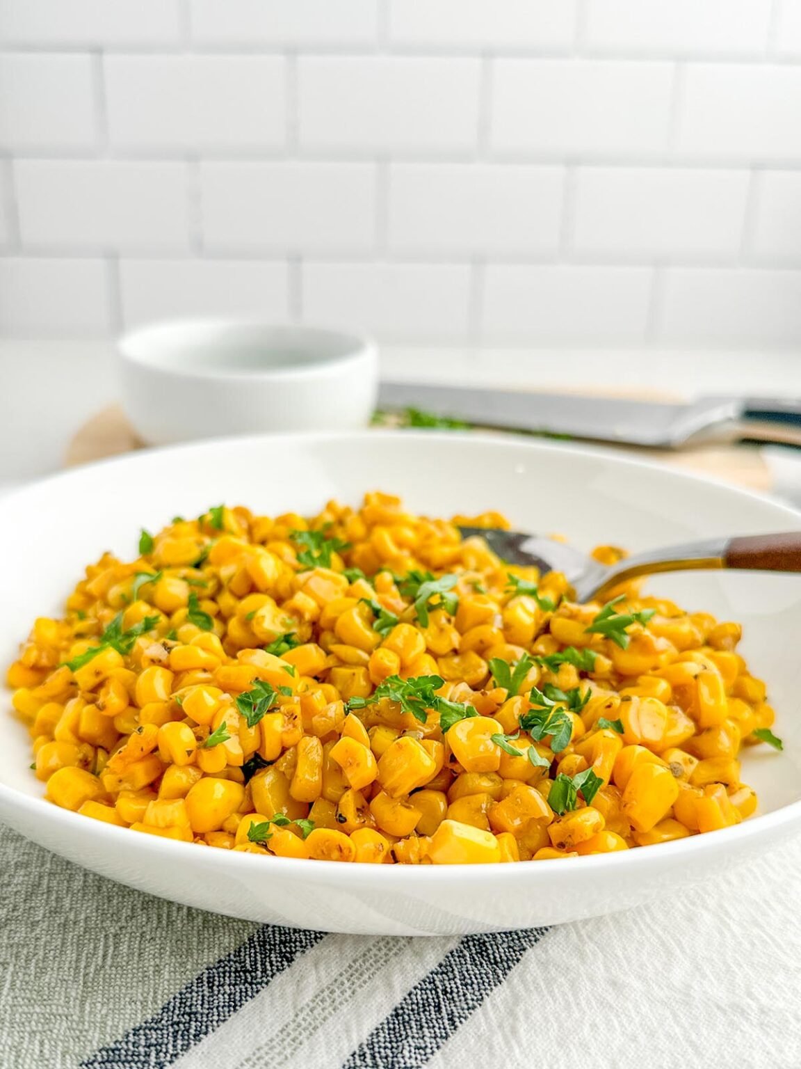 Easy Sauteed Canned Corn - Midwestern HomeLife