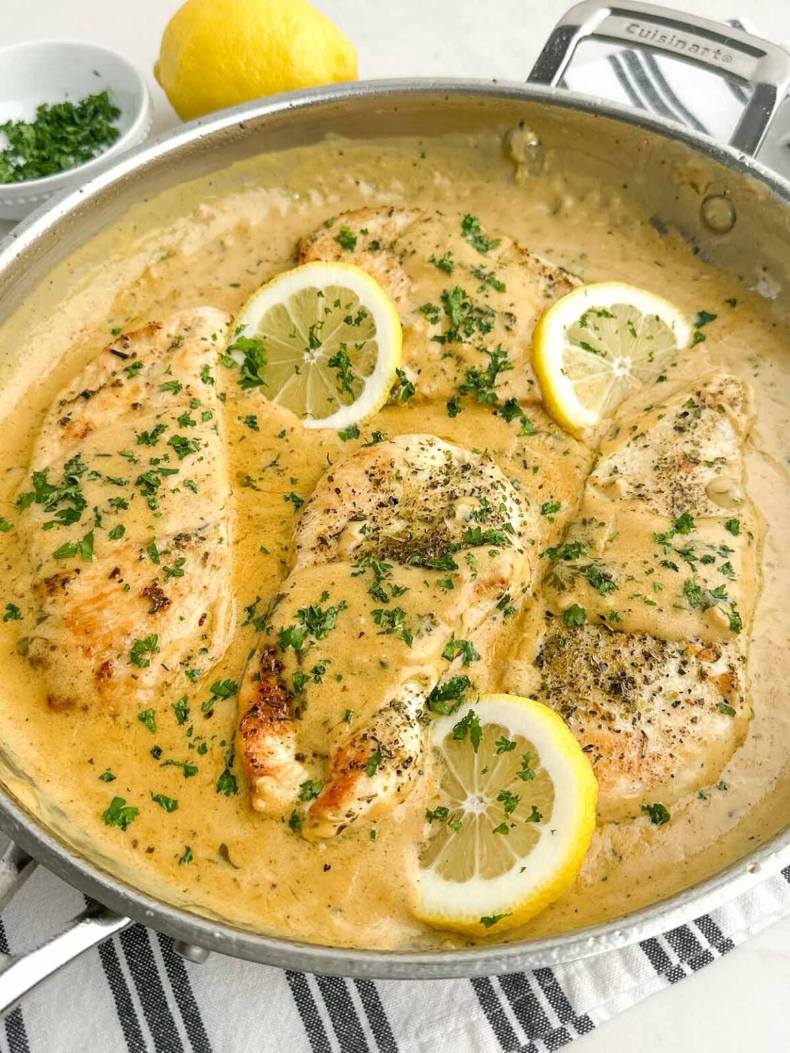Lemon Herb Chicken Breasts with Cream of Chicken Soup - Midwestern HomeLife