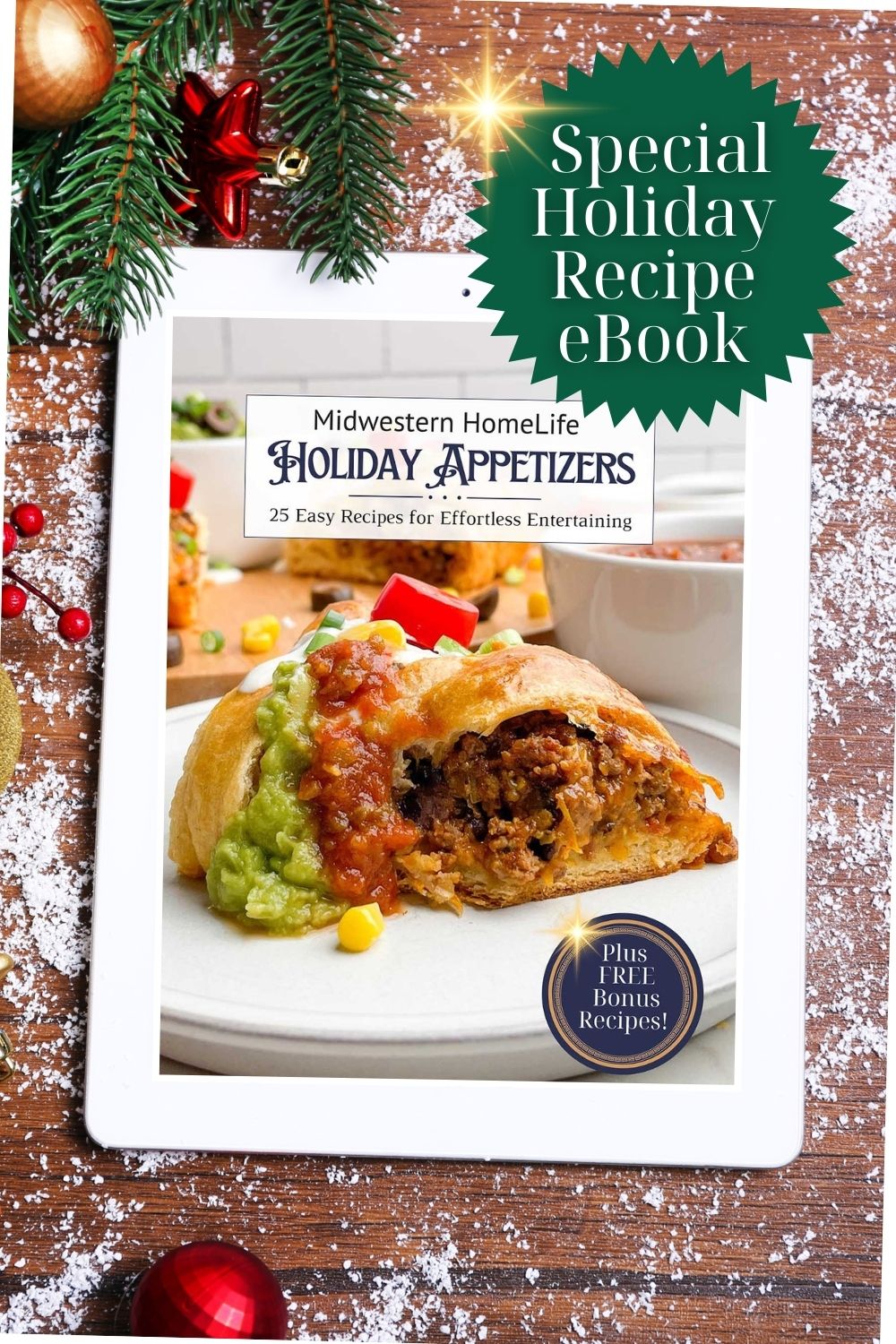Holiday Appetizers Recipe eBook - Midwestern HomeLife