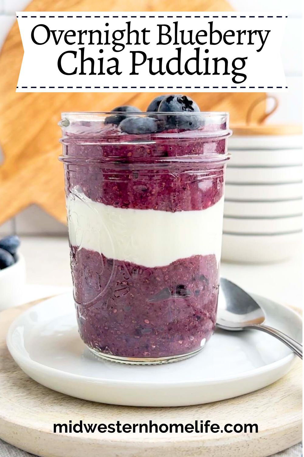 Berry Chia Pudding - Midwestern HomeLife
