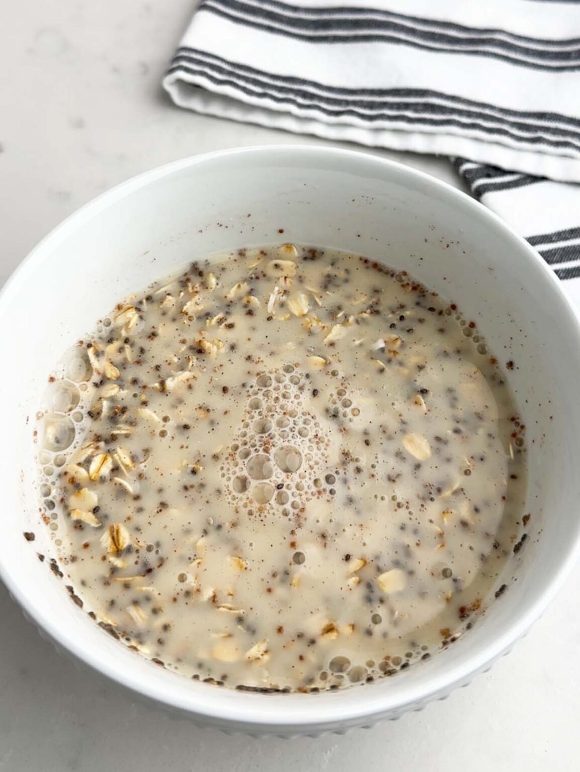 Chia Oatmeal Pudding - Midwestern HomeLife