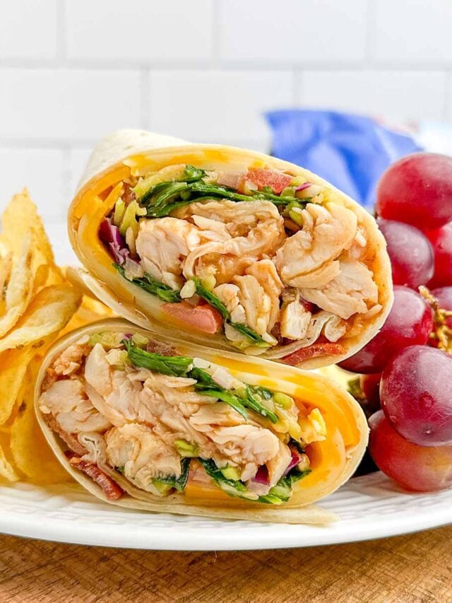 Hummus Wrap with Raw Veggies - Midwestern HomeLife