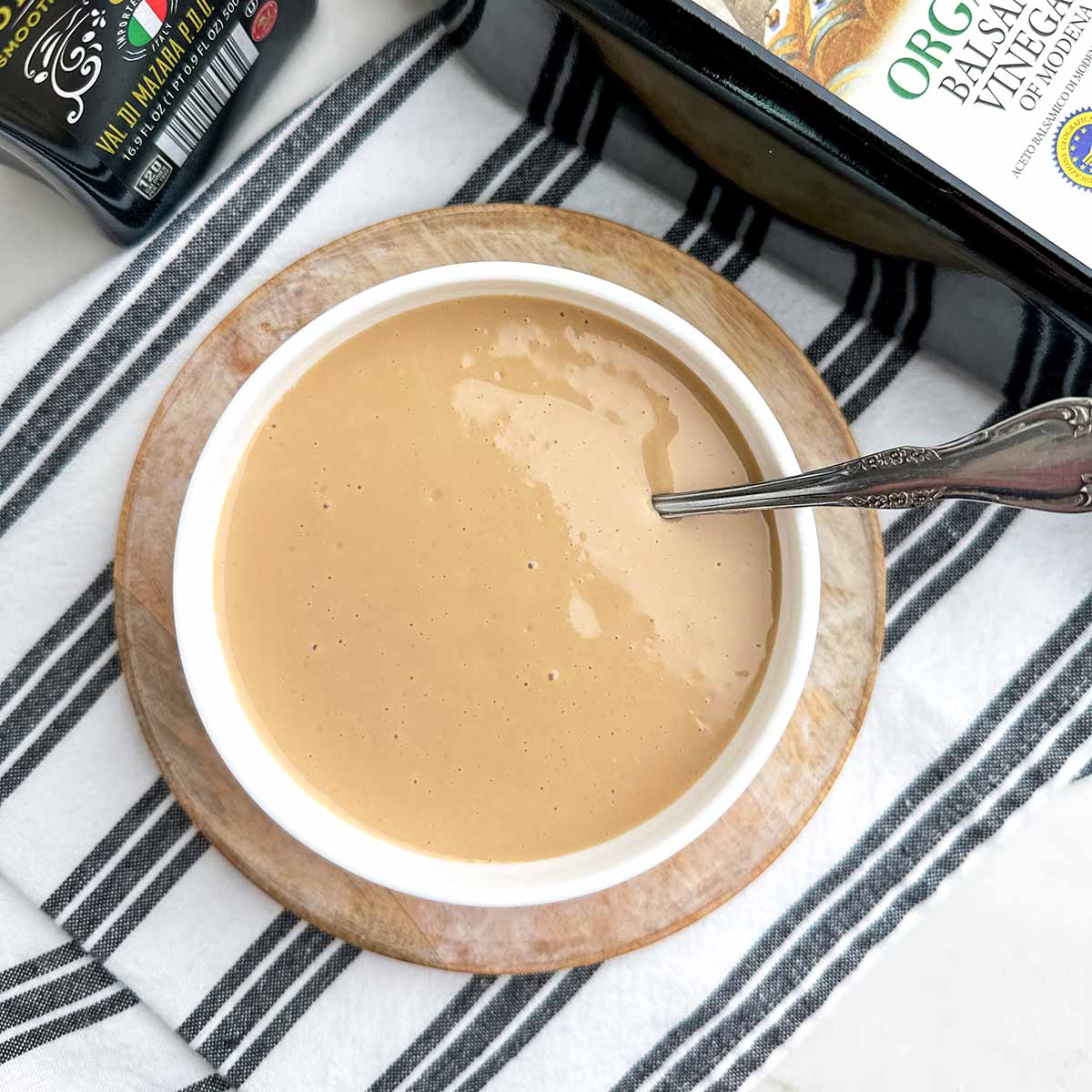Creamy Balsamic Dressing Recipe - Midwestern HomeLife
