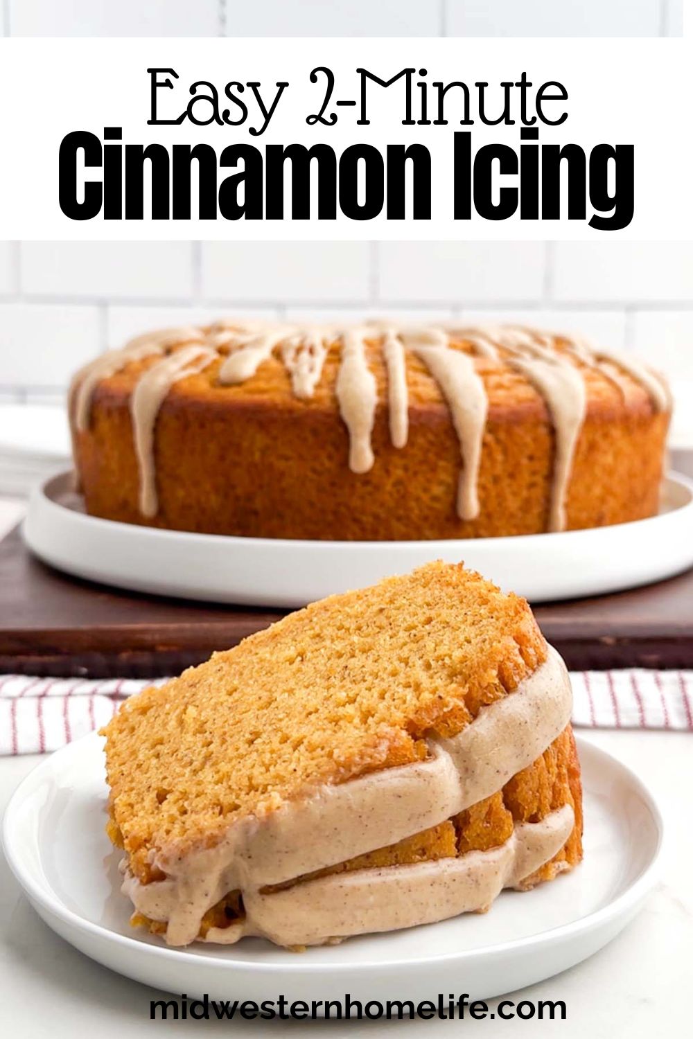 How to Make Cinnamon Icing - Midwestern HomeLife