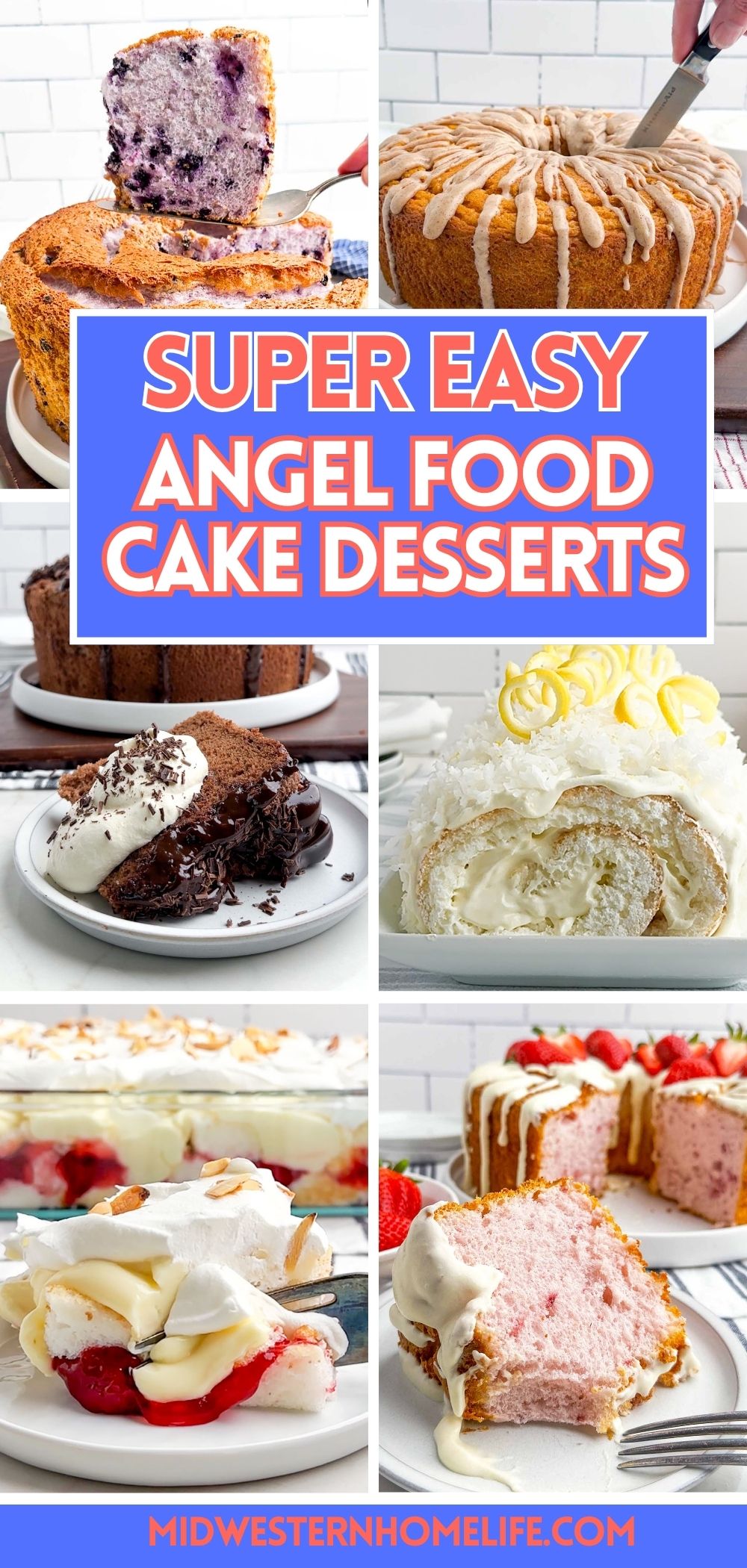 Easy Angel Food Cake Desserts - Midwestern HomeLife