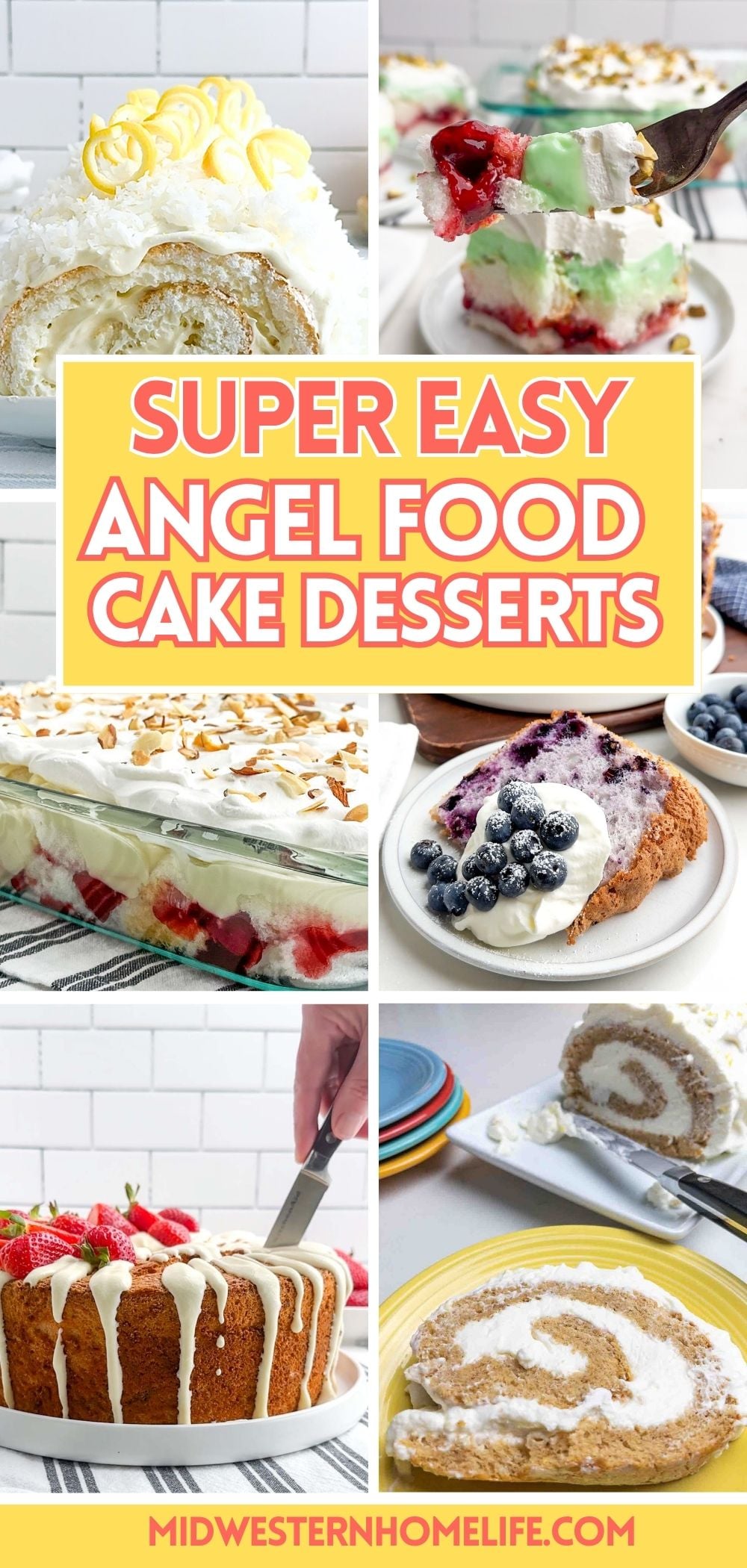 Easy Angel Food Cake Desserts - Midwestern HomeLife