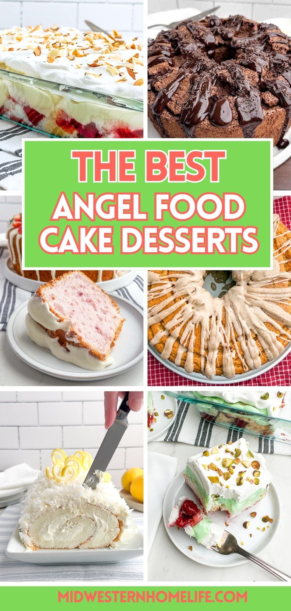 Easy Angel Food Cake Desserts - Midwestern HomeLife