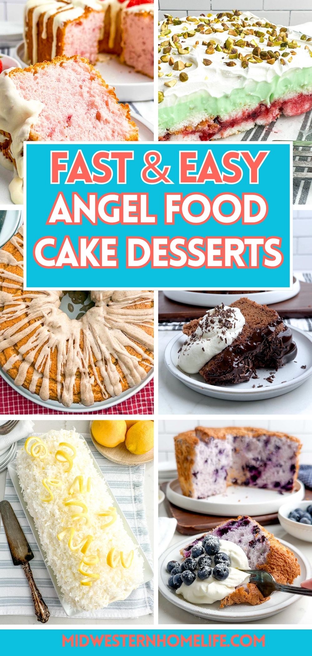 Easy Angel Food Cake Desserts - Midwestern HomeLife