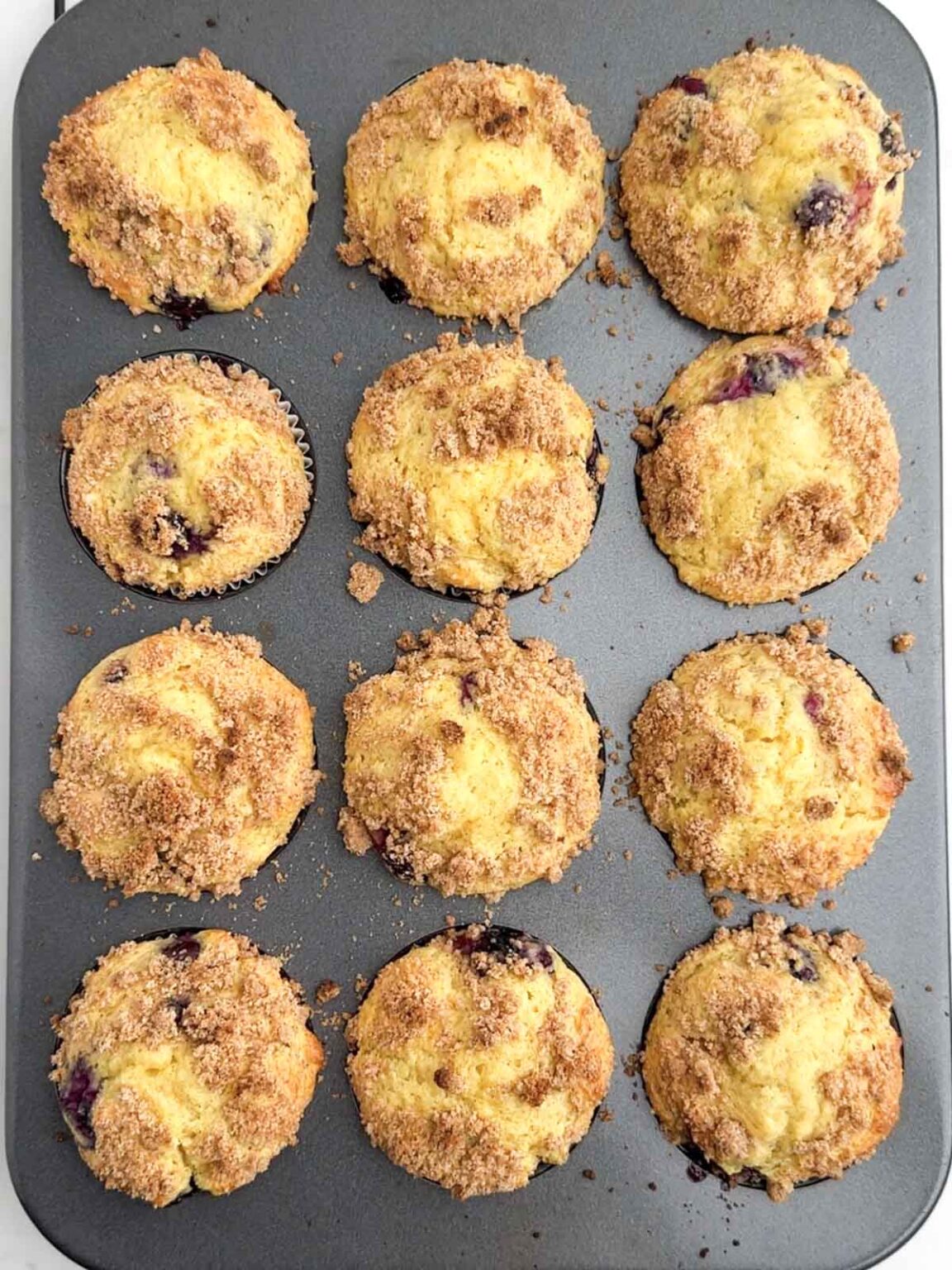 Easy Cake Mix Blueberry Muffins (Soft & Moist) - Midwestern HomeLife