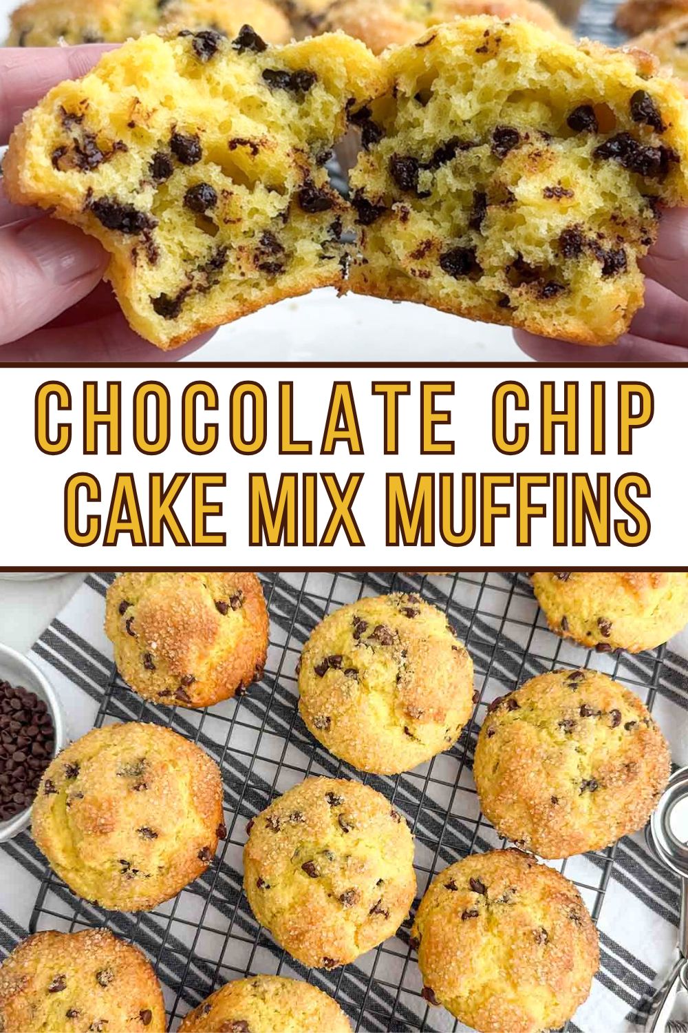 Cake Mix Chocolate Chip Muffins - Midwestern HomeLife