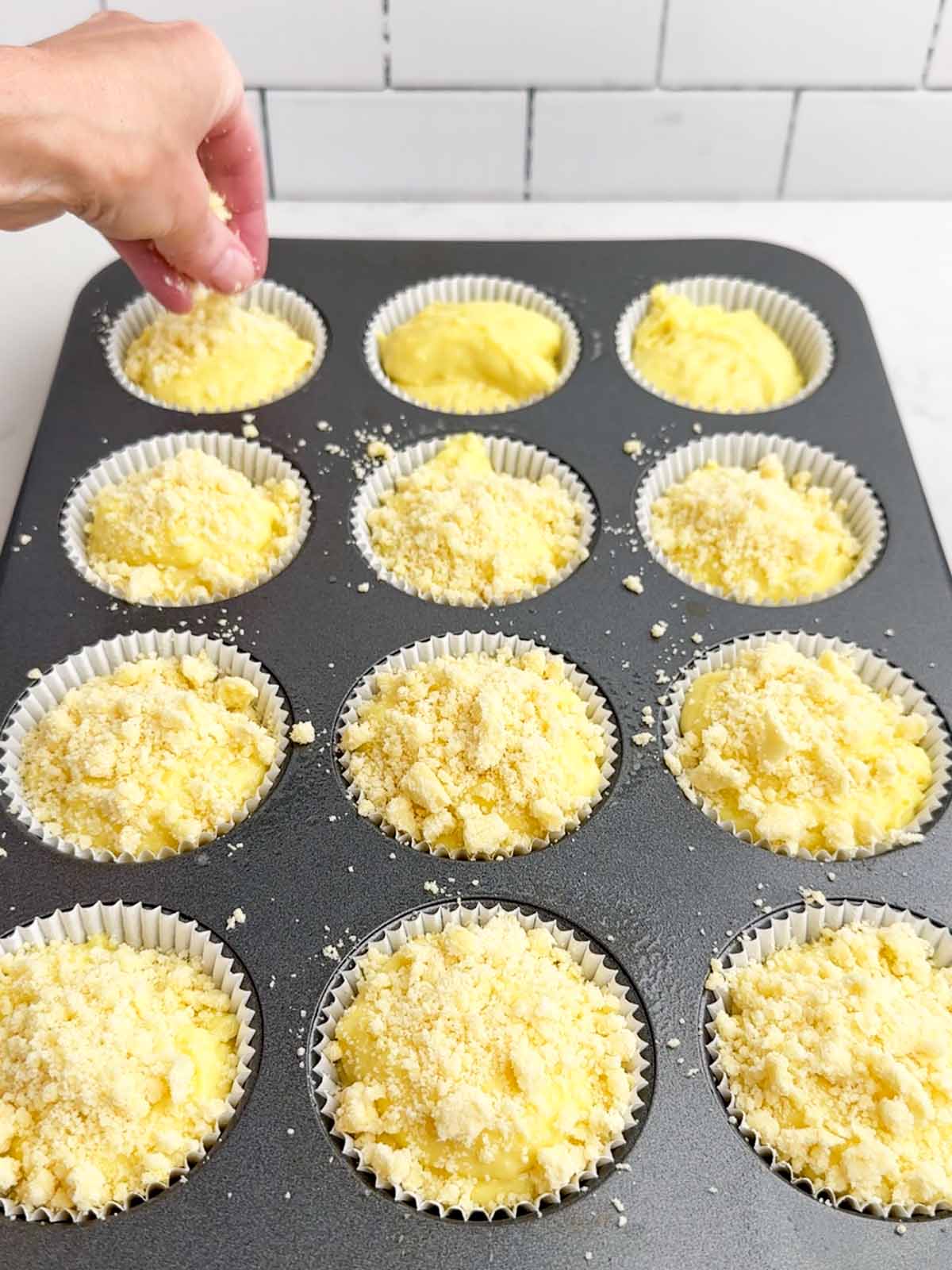 Lemon Cake Mix Muffins with Lemon Glaze - Midwestern HomeLife