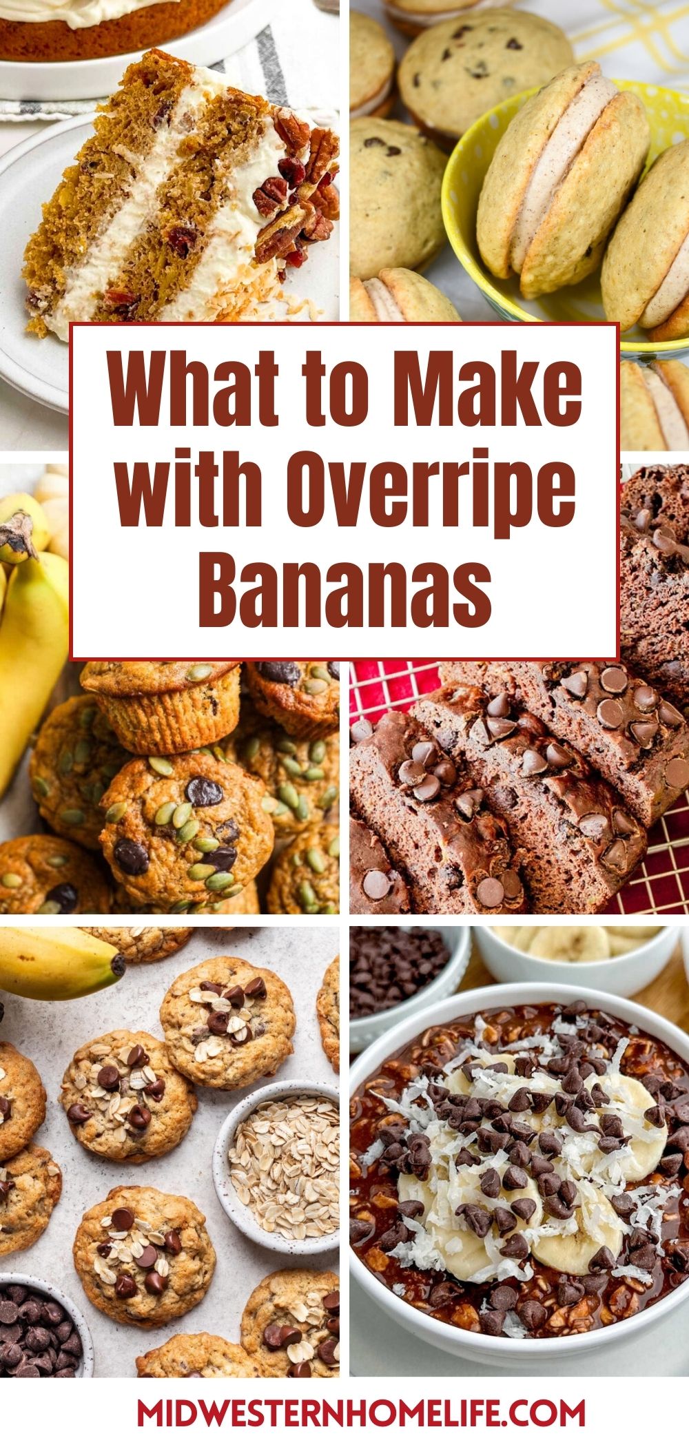 Easy Recipes with Overripe Bananas - Midwestern HomeLife