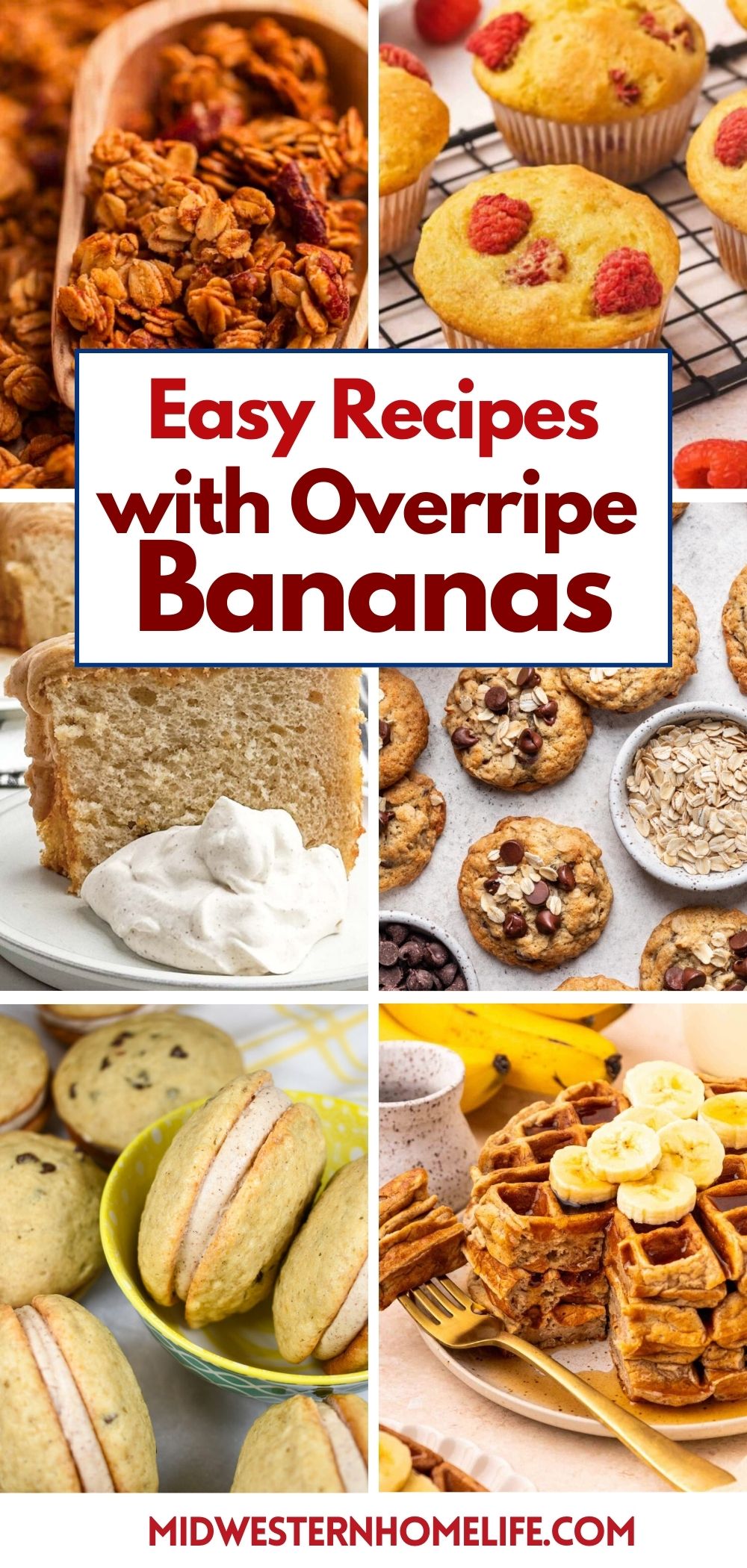 Easy Recipes with Overripe Bananas - Midwestern HomeLife
